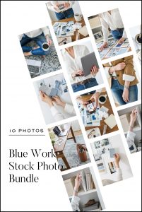 Blue Work Photo Bundle